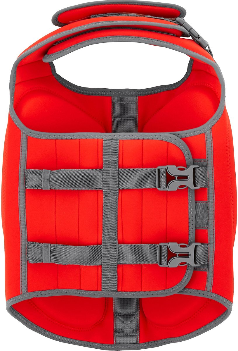 FRISCO Neoprene Dog Life Jacket, Red, Large - Chewy.com