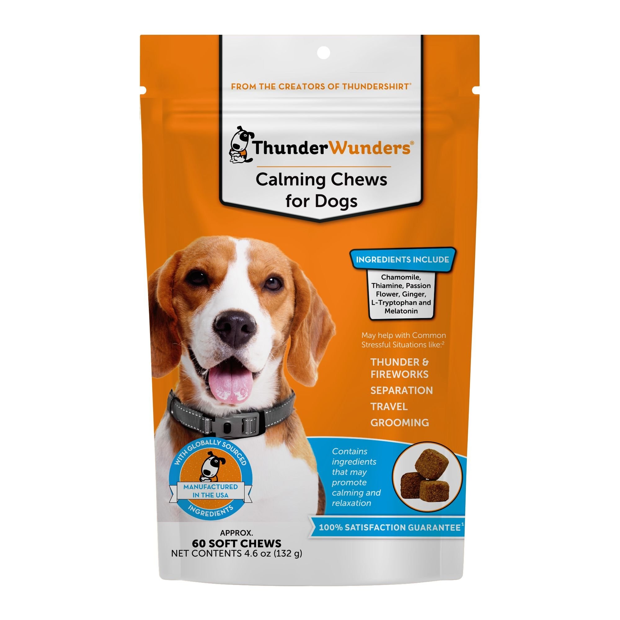 THUNDERWUNDERS Melatonin Calming Dog Chews Customer Questions - Chewy.com