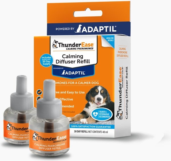 THUNDEREASE Calming Diffuser Refill for Dogs, 30 day, 2 count - Chewy.com