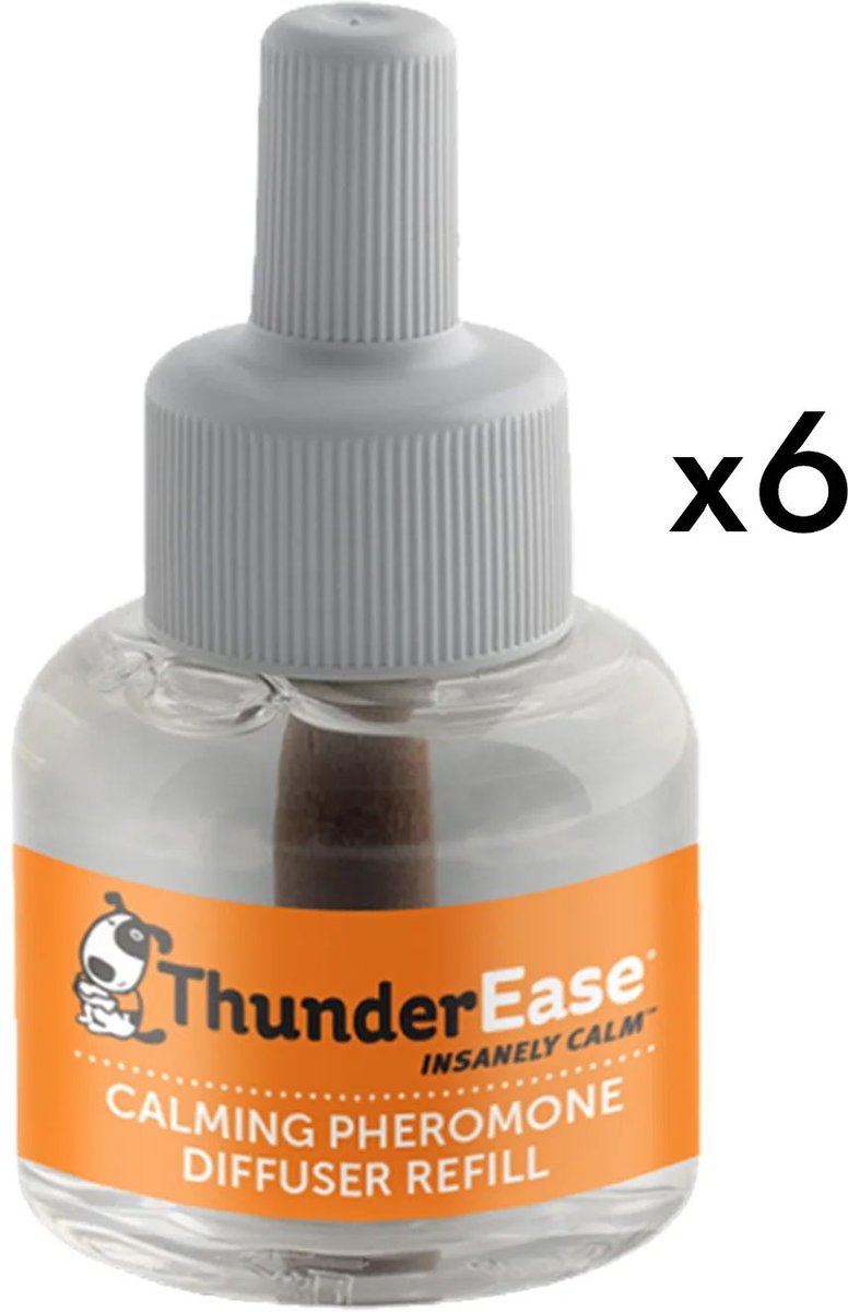 THUNDEREASE Calming Diffuser Refill for Dogs, 30 day, 6 count - Chewy.com