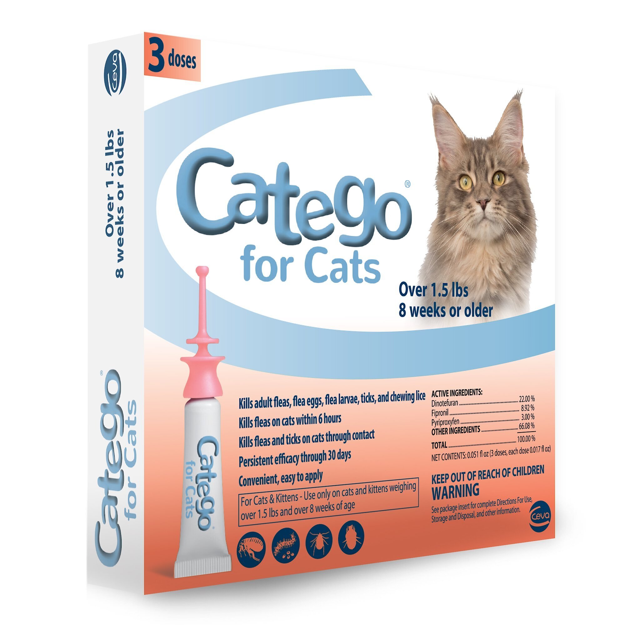 Questions and Answers about CATEGO Flea & Tick Spot Treatment for Cats ...