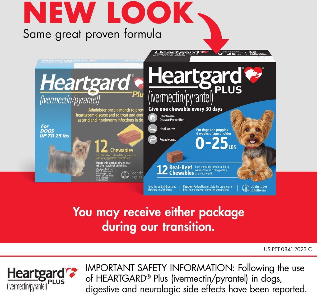 HEARTGARD Plus Chew for Dogs, up to 25 lbs, (Blue Box), 12 Chews (12 ...