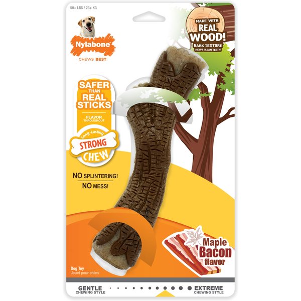 BULLYMAKE Nylon Steak Hard Chew Dog Toy, Red - Chewy.com