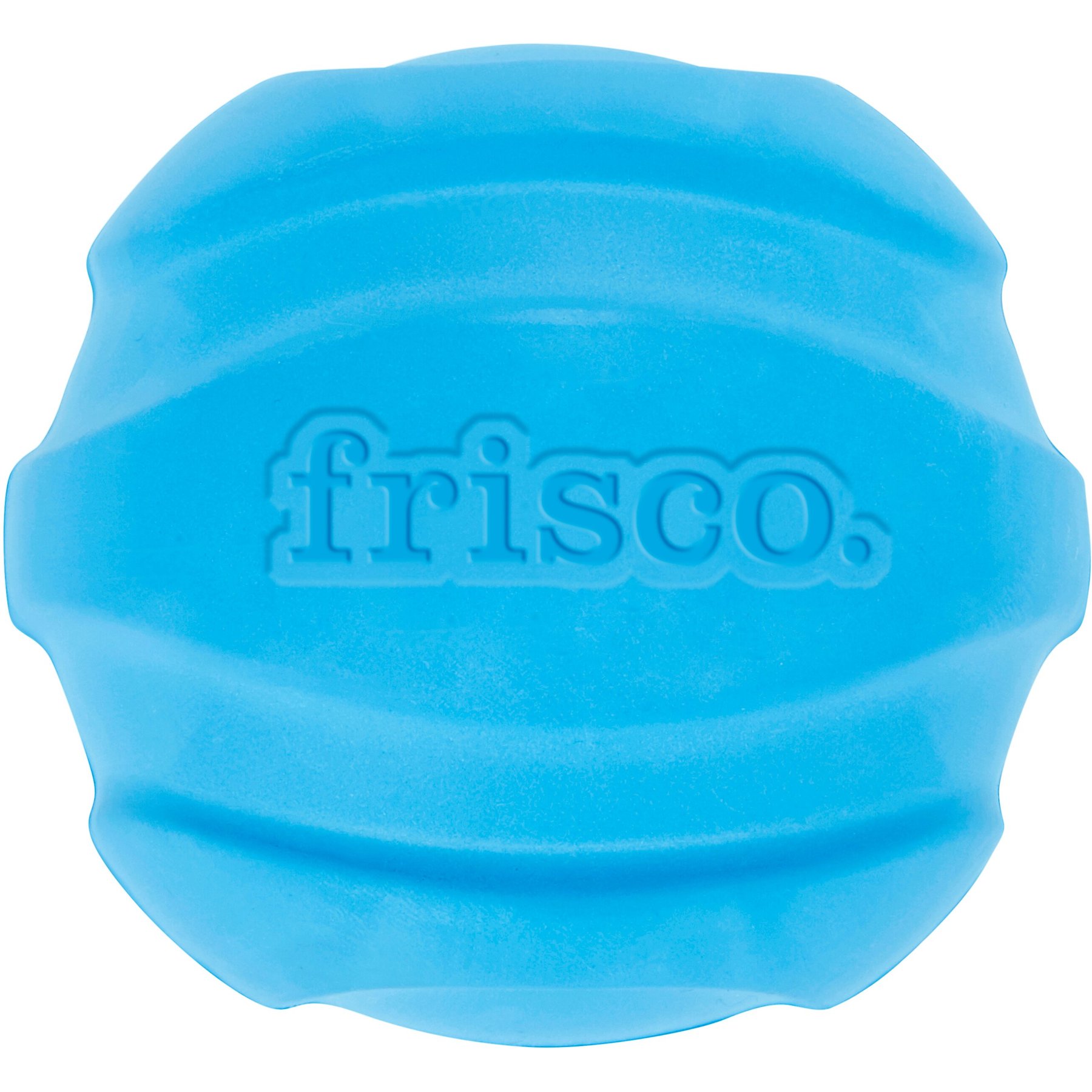 FRISCO Foam Rubber Floating Fetch Ball No Squeak Dog Toy, Blue, Large ...