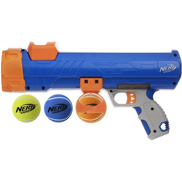 NERF DOG Tennis Ball Blaster Dog Toy, Small - Chewy.com
