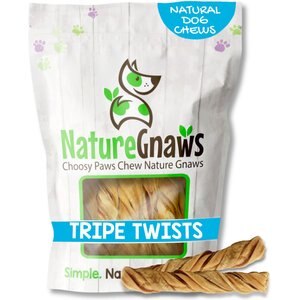 BONES & CHEWS 4-5" Beef Tripe Twist Dog Treats, 1 count - Chewy.com