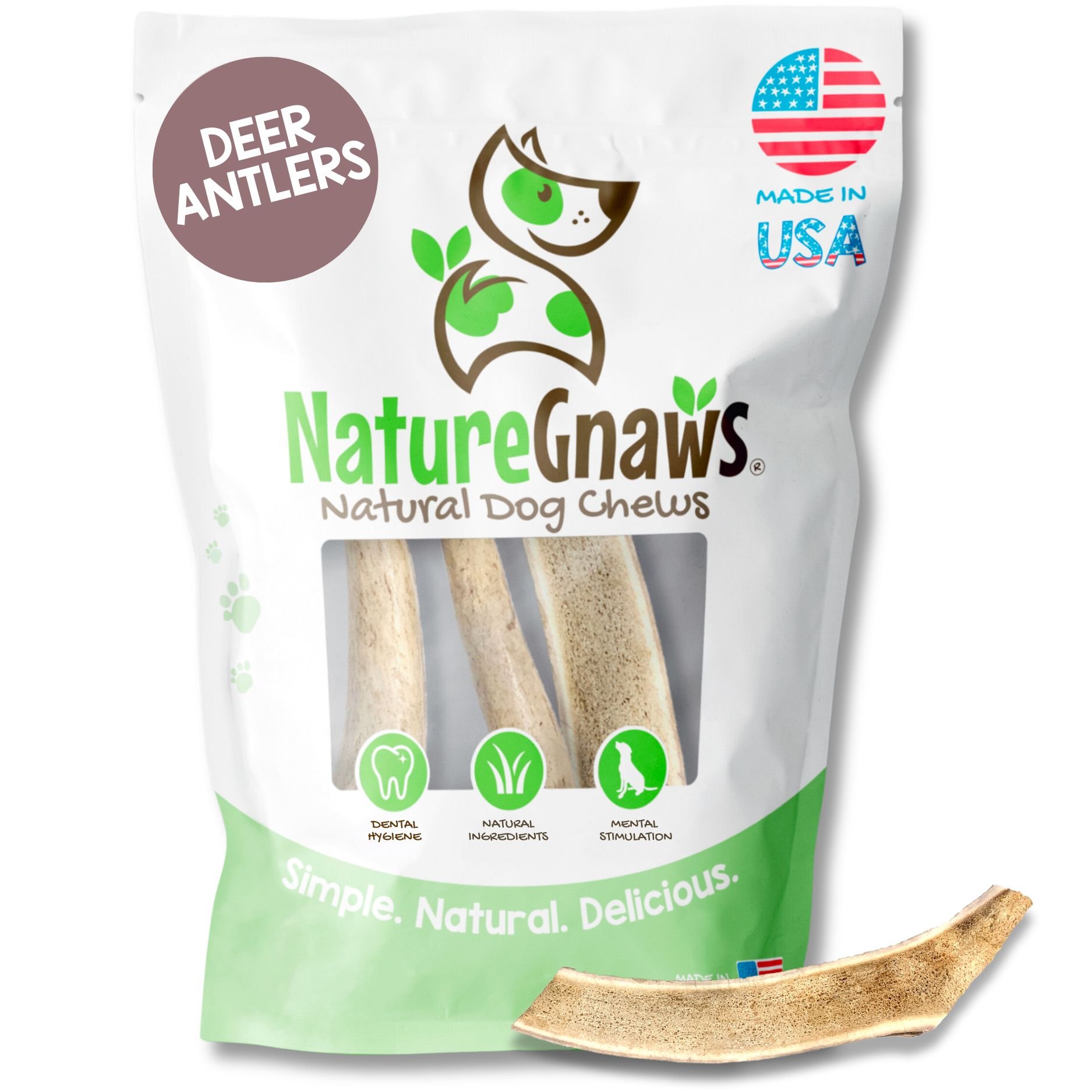 NATURE GNAWS 4 to 7-in Deer Antlers Natural Dog Chew Treats Customer Questions - Chewy.com
