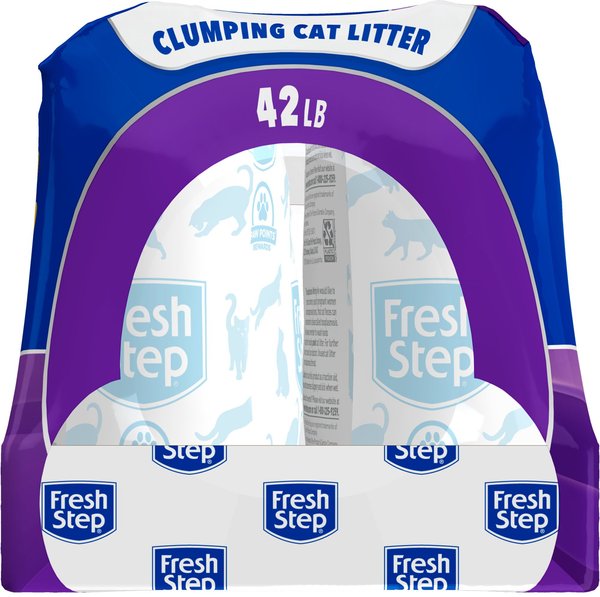 FRESH STEP Multi-Cat Extra Strength Scented Clumping Cat Litter, 42-lb ...