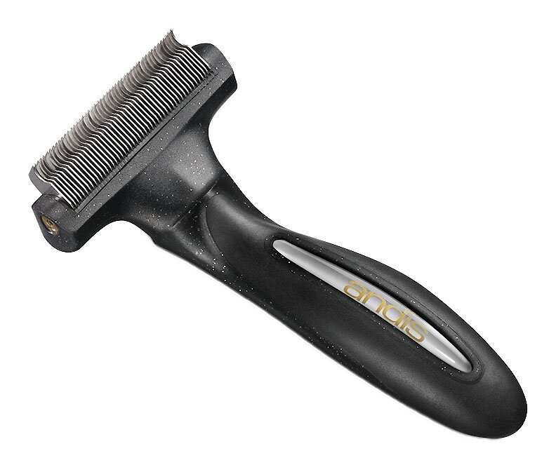 Questions and Answers about ANDIS Fine Tooth Deshedding Dog Rake