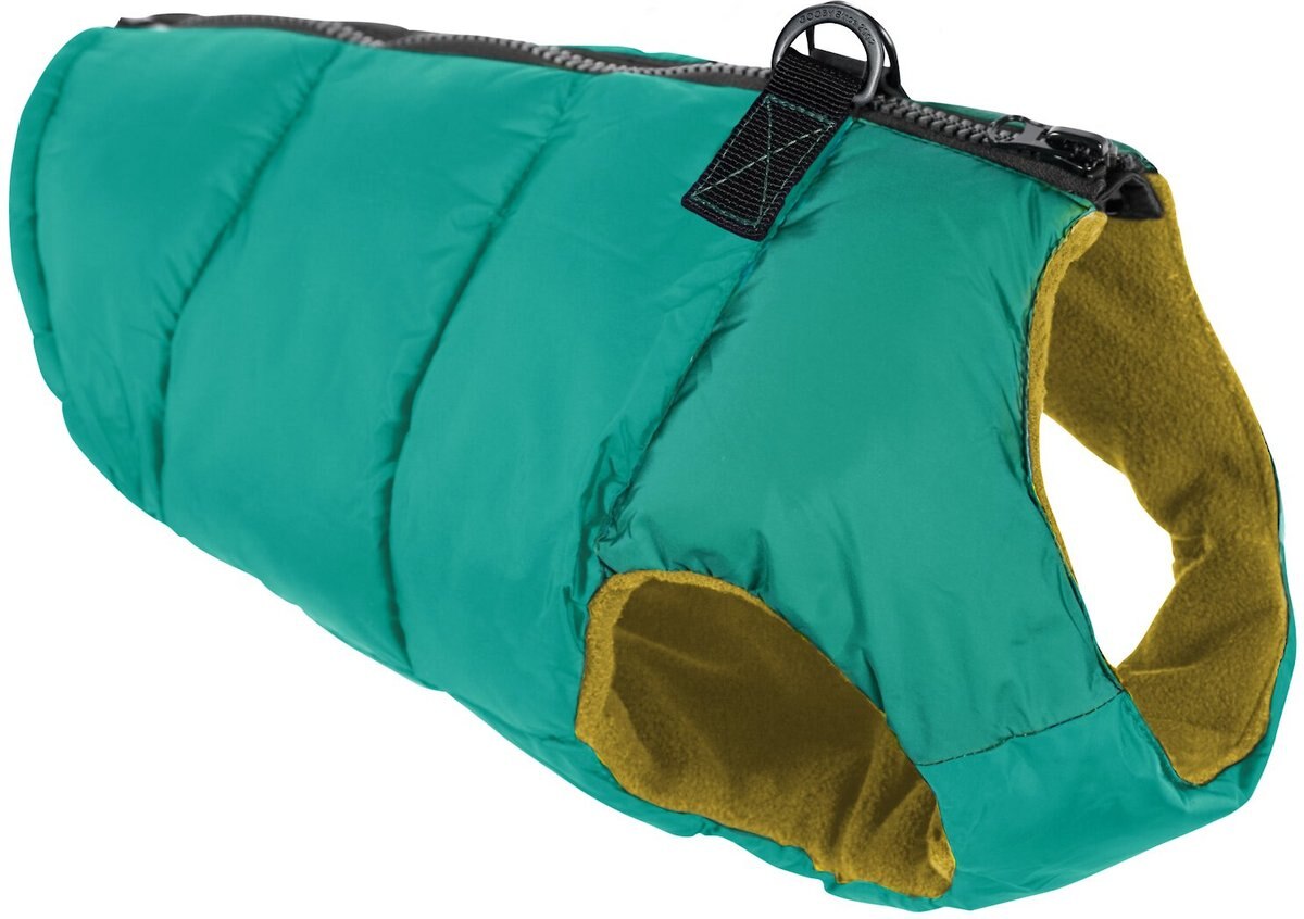 Discontinued - GOOBY Padded Dog Vest, Turquoise, X-Large - Chewy.com