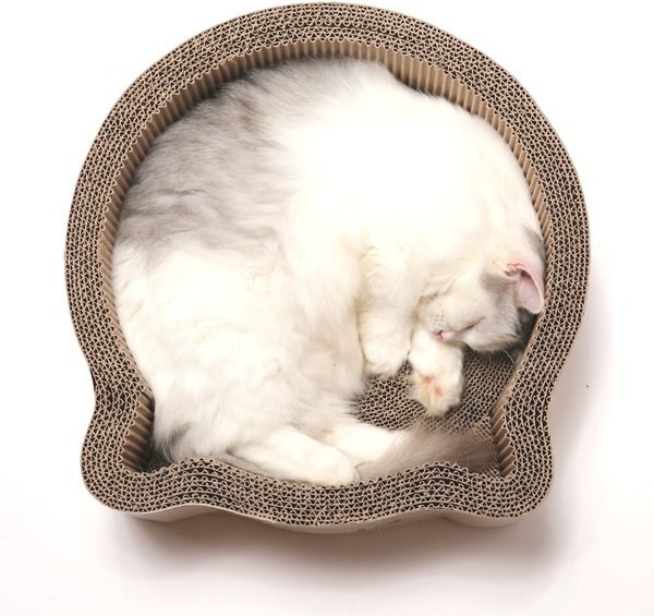 NECOICHI Cat Head Scratcher Bed, Regular - Chewy.com