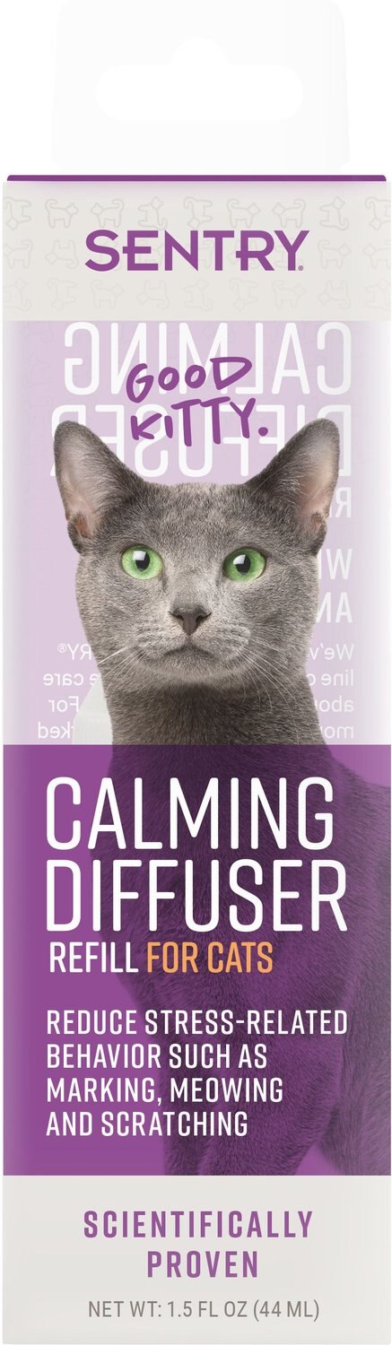 SENTRY Calming Diffuser Refill for Cats, 1.5-oz bottle - Chewy.com