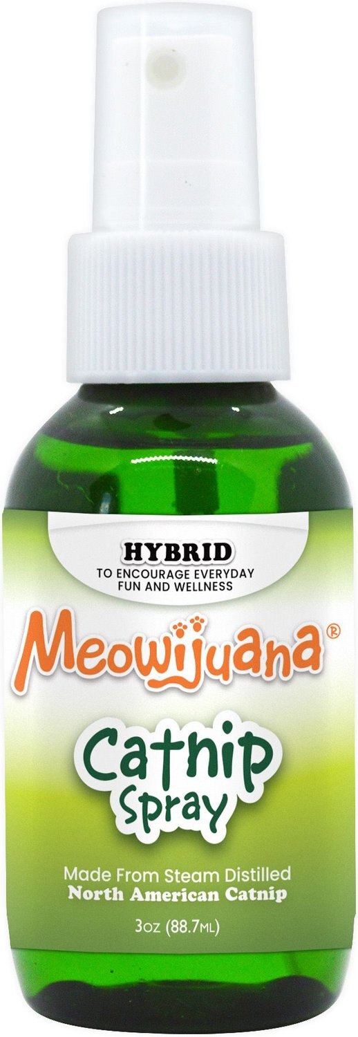MEOWIJUANA Catnip Spray, 3-oz bottle - Chewy.com