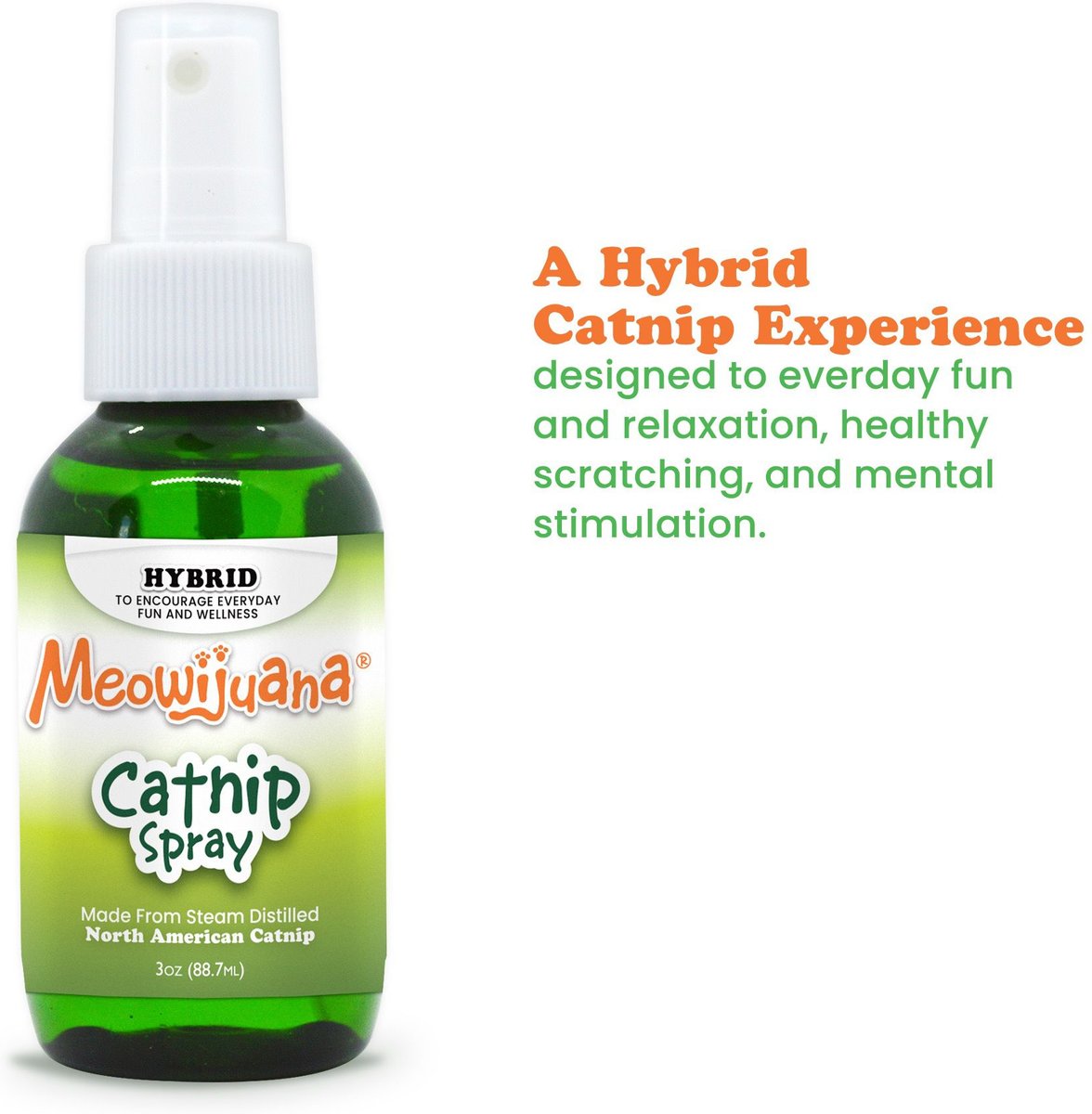 MEOWIJUANA Catnip Spray, 3-oz bottle - Chewy.com