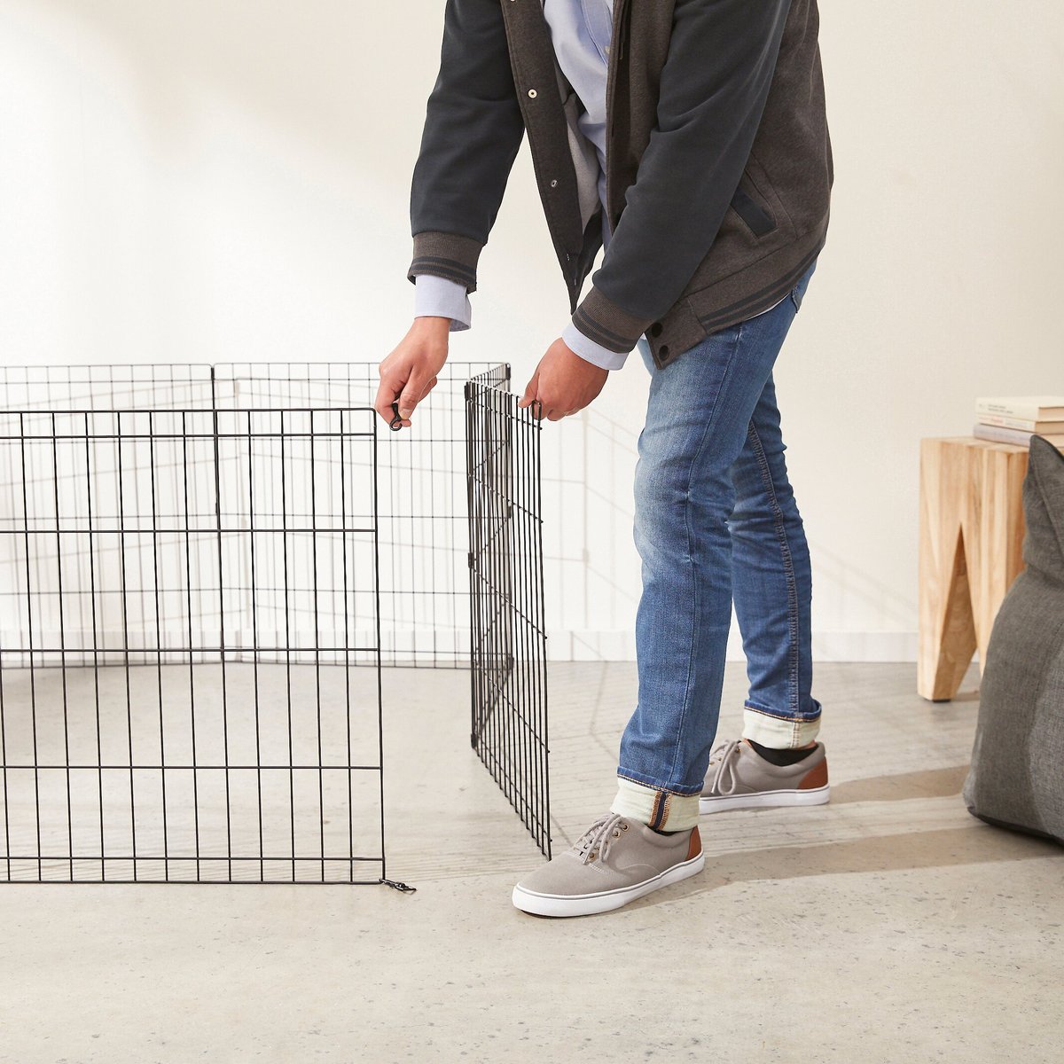 MIDWEST Universal Playpen Extension Kit, 2-Panels, 24-in - Chewy.com