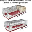 MIDWEST Wabbitat Deluxe Rabbit Home, 47.1-in - Chewy.com