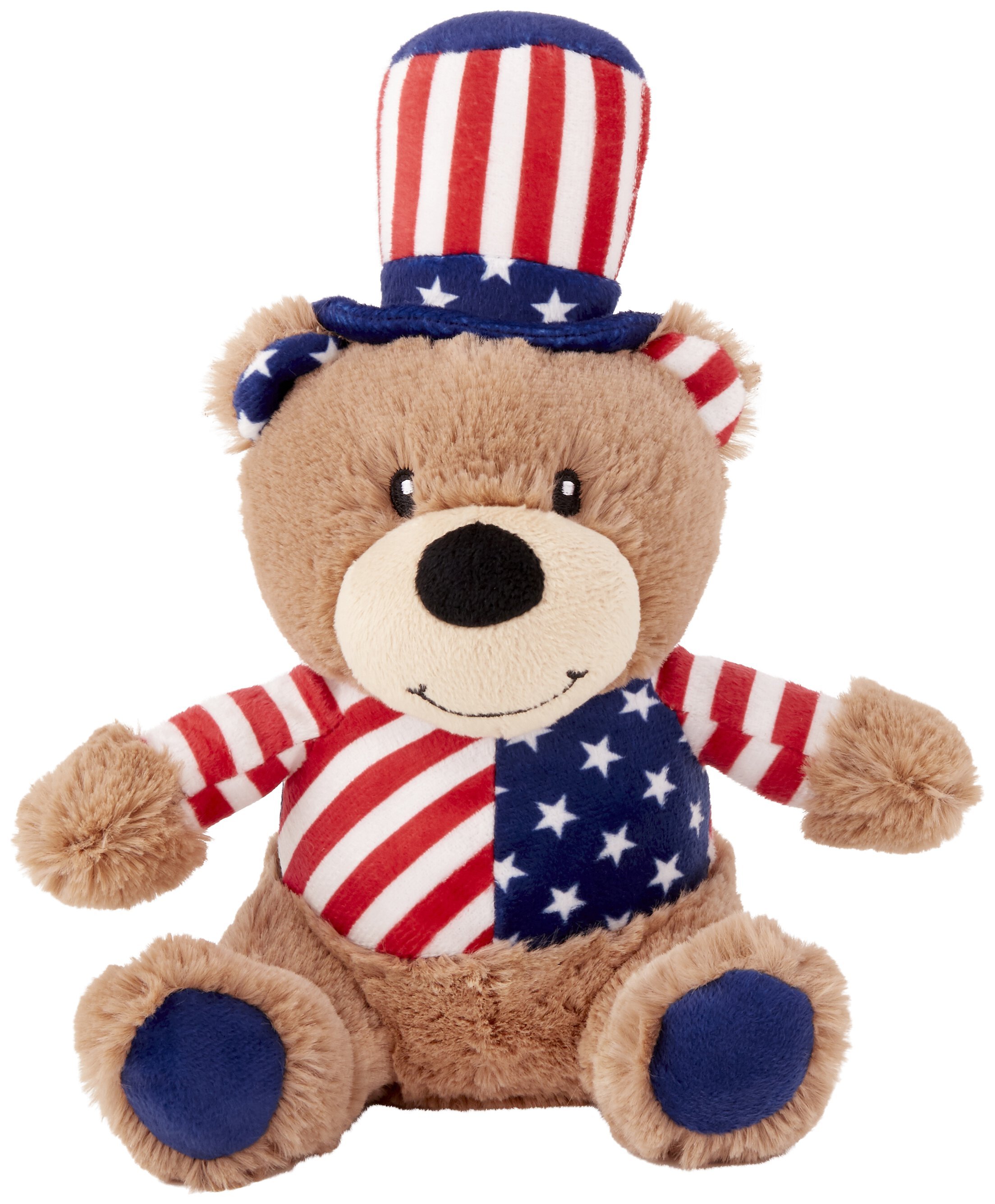 Questions and Answers about FRISCO American Flag Bear Plush Squeaky Dog Toy
