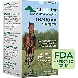 ADEQUAN EQUINE (polysulfated glycosaminoglycan) Injectable for Horses ...