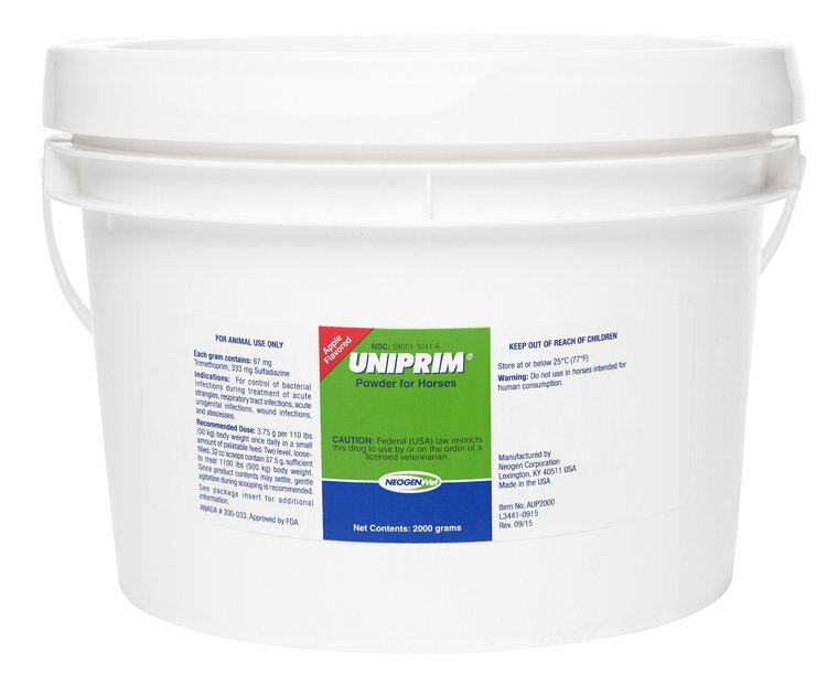 UNIPRIM Powder for Horses Apple Flavor, 2000 gm - Chewy.com