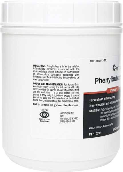 BUTE (phenylbutazone) Phenylbutazone Powder for Horses, 2.2 lbs - Chewy.com