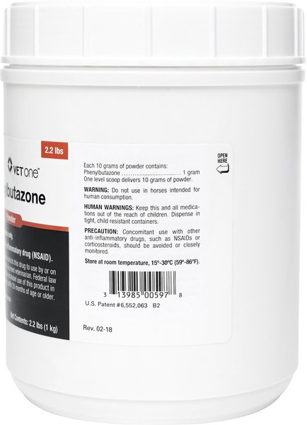 BUTE (phenylbutazone) Phenylbutazone Powder for Horses, 2.2 lbs - Chewy.com