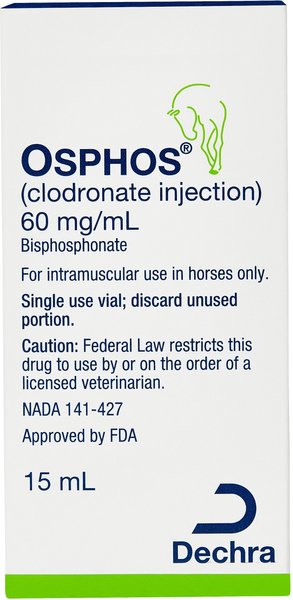 OSPHOS (clodronate) Injectable for Horses 60mg/mL, 15-mL - Easy Refills ...