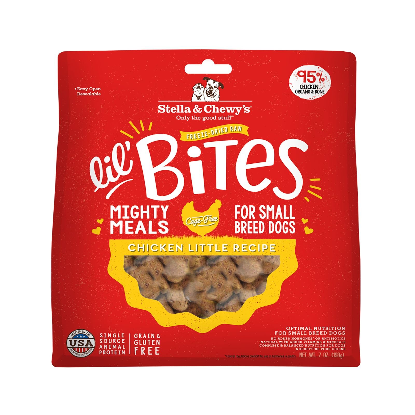 STELLA & CHEWY'S Lil' Bites Chicken Little Recipe Small Breed Freeze ...
