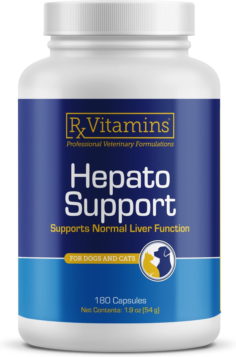 RX VITAMINS Hepato Support Liver Supplement for Cats & Dogs, 180 count ...