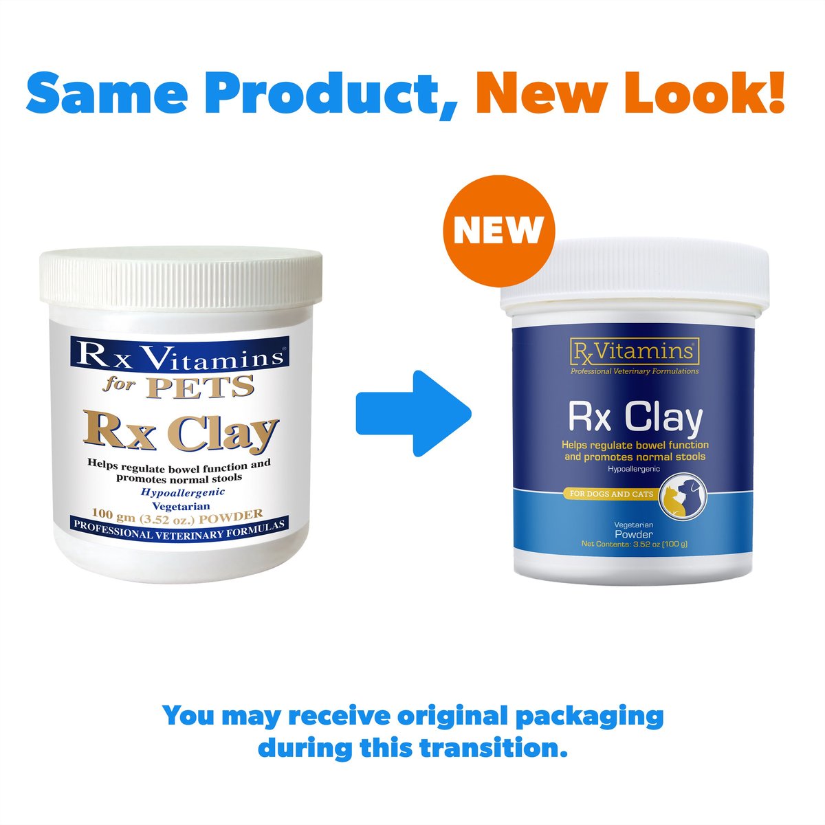 RX VITAMINS Rx Clay Powder Digestive Supplement for Dogs, 100-g - Chewy.com