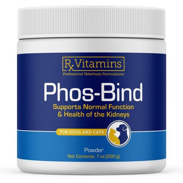 RX VITAMINS Phos-Bind Kidney Support Dog & Cat Supplement, 200-g ...