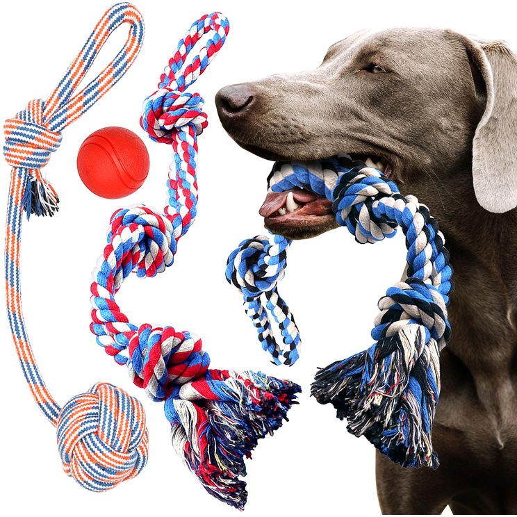 LARGE DOG ROPE & TUG TOYS (Free Shipping) | Chewy