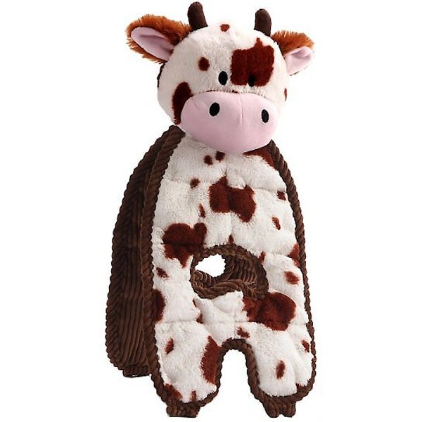FAB DOG Floppy Cow Squeaky Plush Dog Toy, Small - Chewy.com