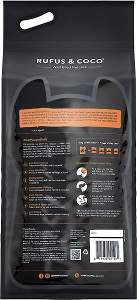 Out of Stock - RUFUS & COCO Wee Kitty Unscented Clumping Corn Cat ...