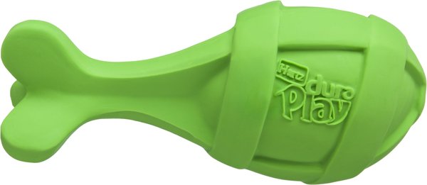 HARTZ Dura Play Bacon Scented Rocket Squeaky Latex Dog Toy, 3 count ...