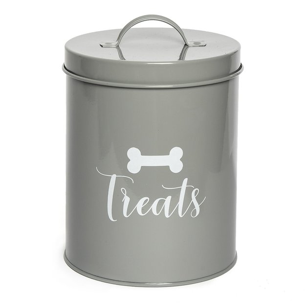 PARK LIFE DESIGNS Jasper Treat Jar, 42-oz, Grey - Chewy.com
