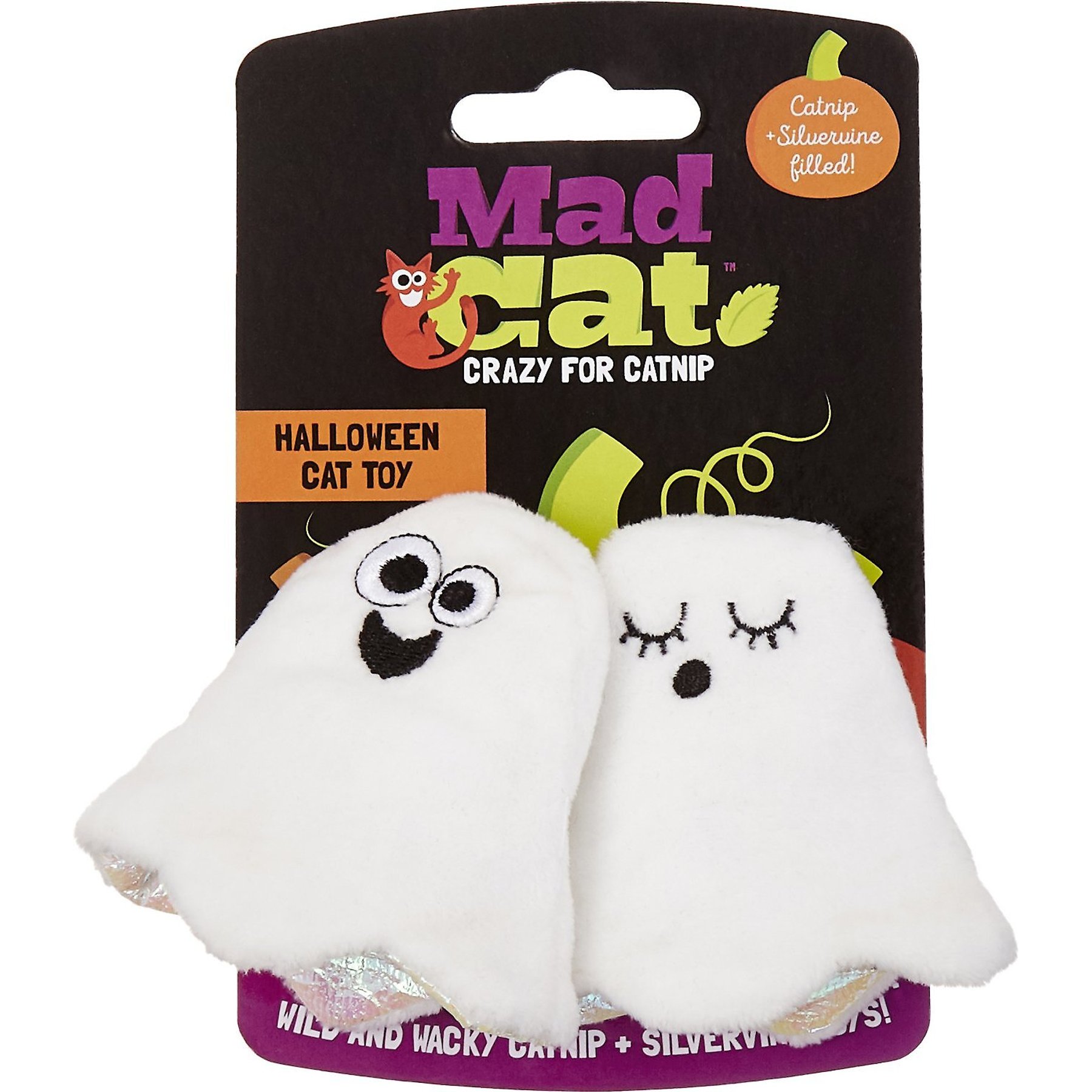 MAD CAT Halloween Boo Buddies Cat Toy, 2 count - Chewy.com