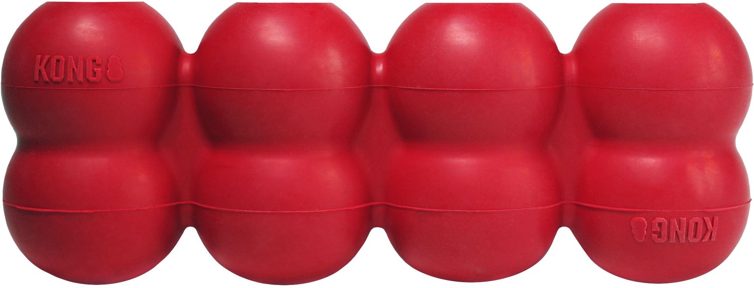 KONG Goodie Ribbon Dog Toy, Red, Medium - Chewy.com