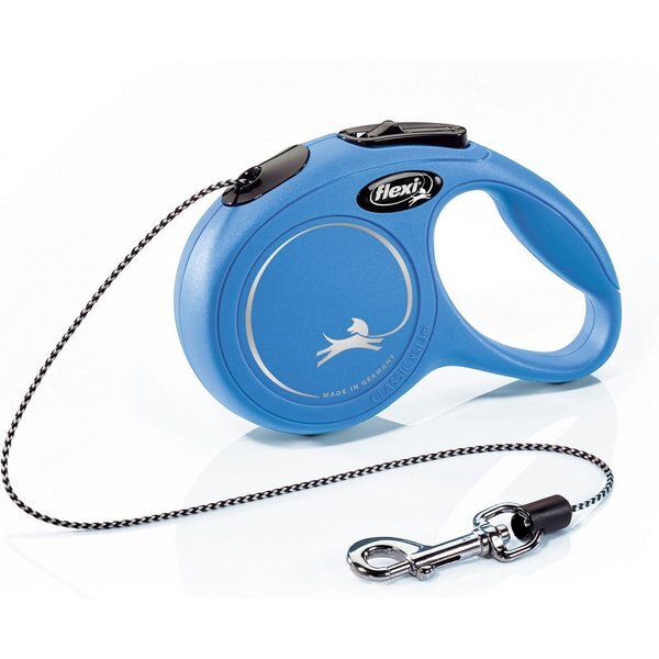 FLEXI Classic Nylon Tape Retractable Dog Leash, Blue, X-Small: 10-ft ...