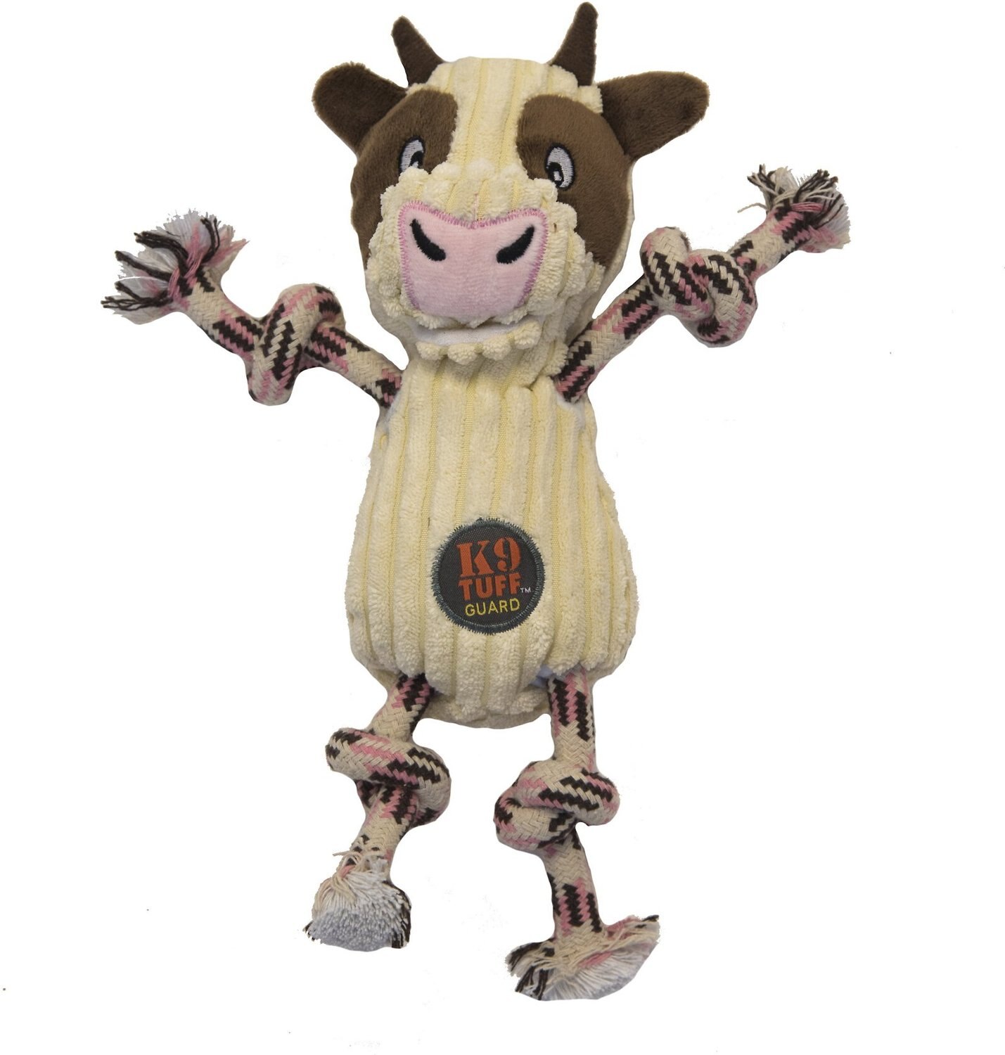 CHARMING PET Ranch Roperz Cow Squeaky Plush Dog Toy - Chewy.com