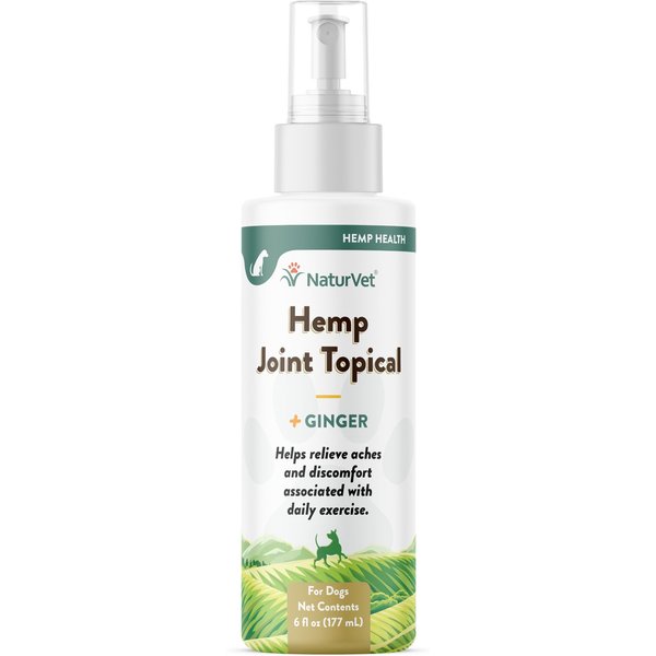 NATURVET Hemp Joint Topical with Ginger Dog Spray, 6-oz bottle - Chewy.com