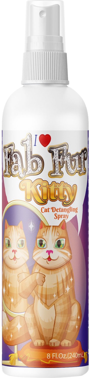 PET MASTERMIND Fab Fur Kitty Detangling Cat Spray, 8-oz bottle - Chewy.com