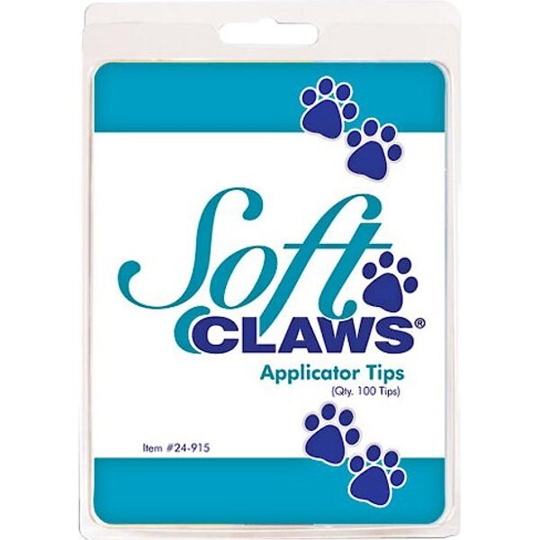 PURRDY PAWS Soft Cat Nail Caps, Blue Glitter, Medium, 40 count - Chewy.com
