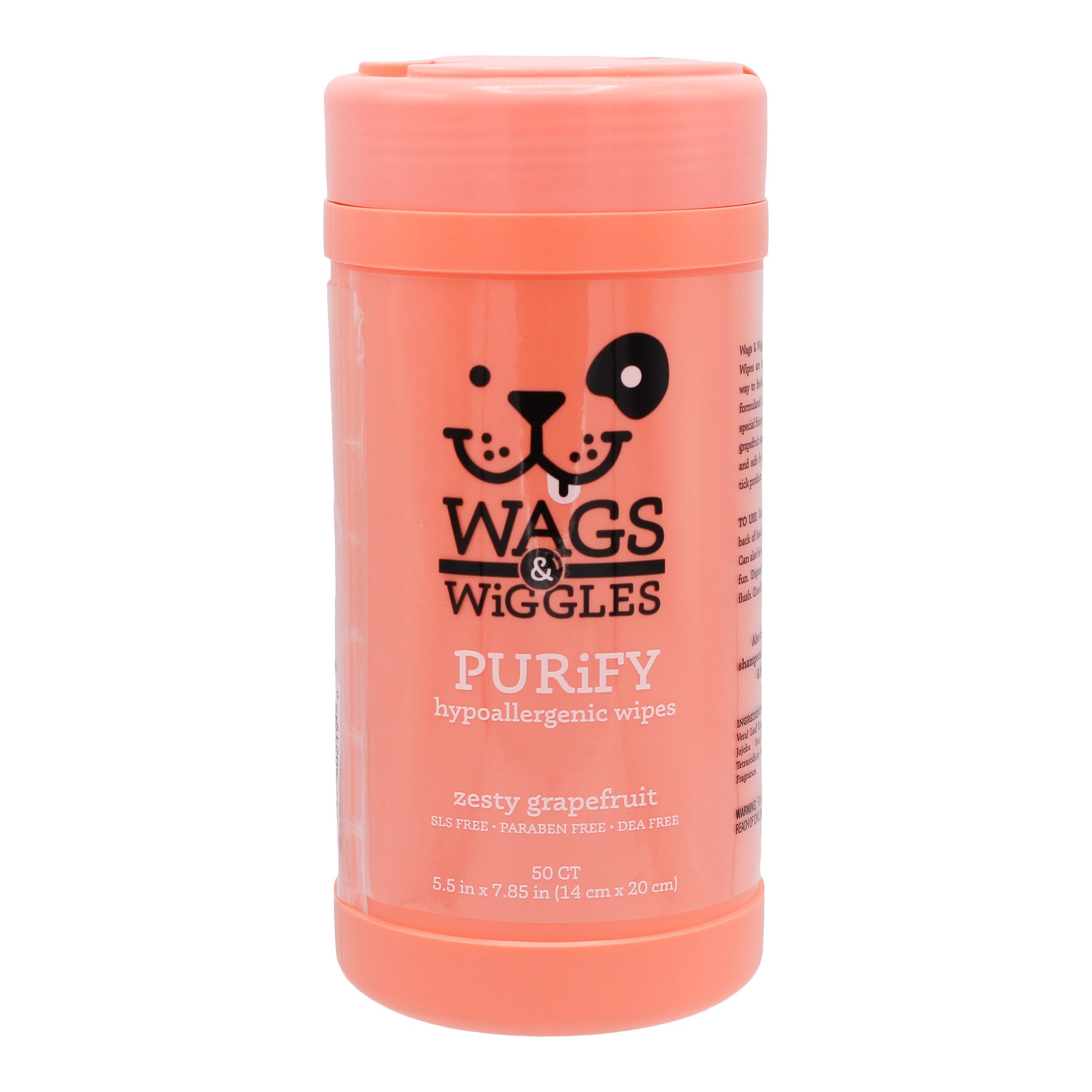 Questions and Answers about WAGS & WIGGLES Purify Hypoallergenic Dog Wipes
