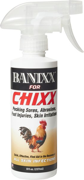 BANIXX CHIXX Bacterial & Fungal Infection Poultry Spray, 8-oz bottle ...