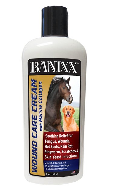 BANIXX Wound Care Pet Cream with Marine Collagen for Dogs, Cats ...