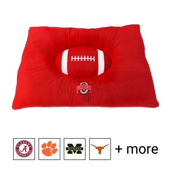 PETS FIRST NFL Football Pillow Dog Bed, Chicago Bears - Chewy.com