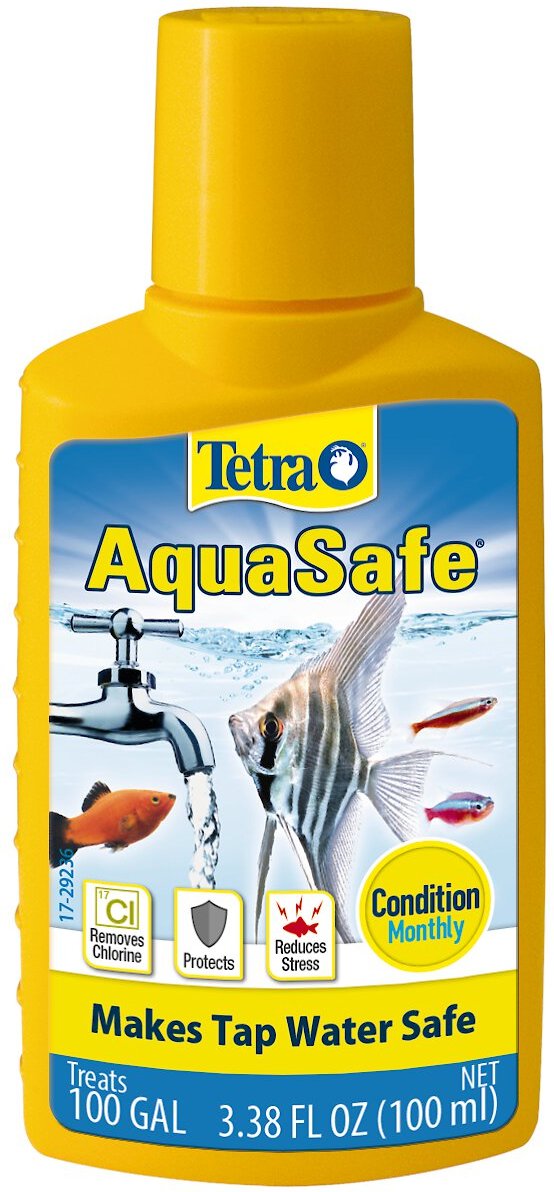 TETRA AquaSafe Freshwater & Marine Aquarium Water Conditioner ...