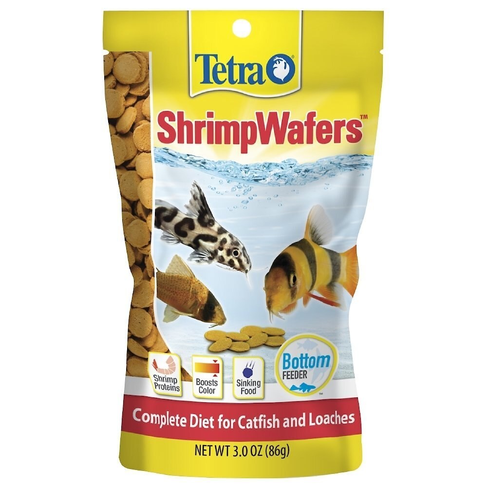 Questions and Answers about TETRA ShrimpWafers Catfish & Loaches Fish Food