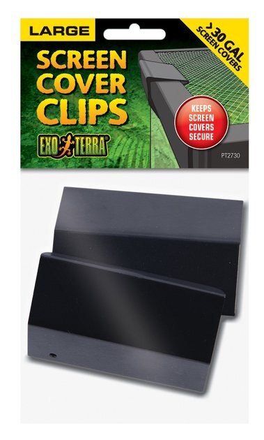 EXO TERRA Terrarium Screen Cover Clip Set, Large - Chewy.com