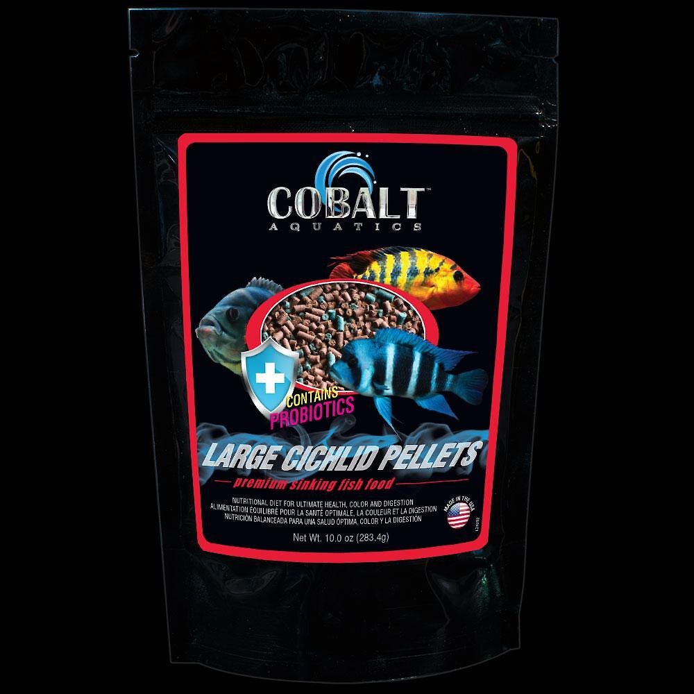 Questions and Answers about COBALT AQUATICS Cichlid Large Pellets Fish Food